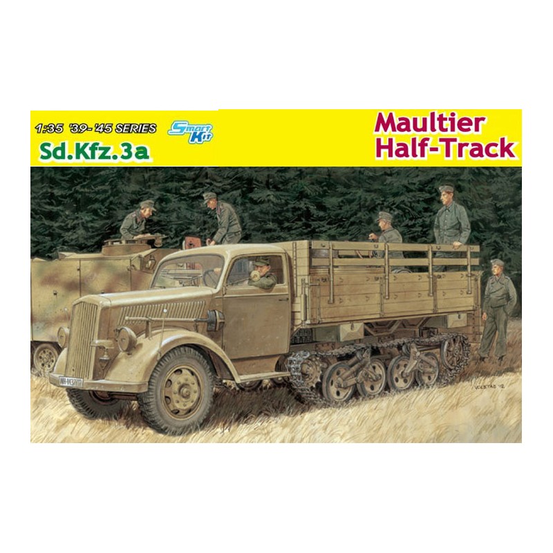 DRAGON 6761 Sd.Kfz.3a Maultier Half Track, Models - Military - Scale 1: ...