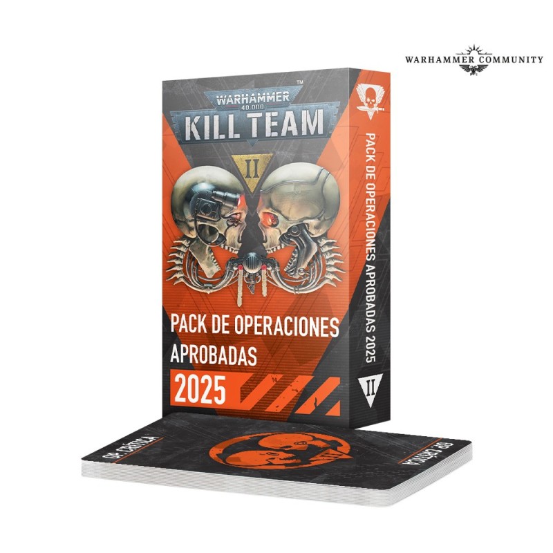 GAMES WORKSHOP 102-63 Kill Team: Approved Ops Card Pack 2025, Español ...