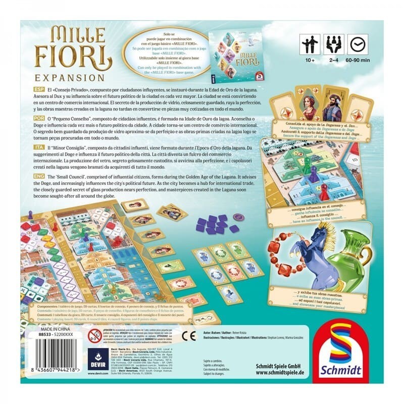 DEVIR Mille Fiori: die Meisterwerke, Spiele und TCGs - Tischspiele - Spielen mit der Familie ...