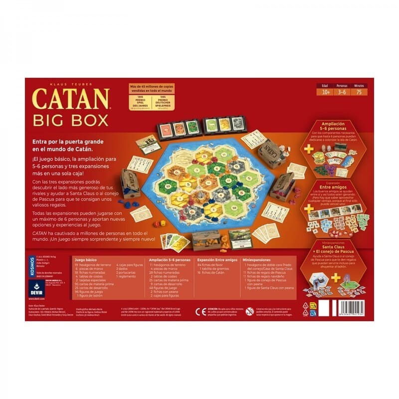 DEVIR Catan Big Box (ED 2025), Juegos y TCG - Juegos de mesa - Juego familiar | El Taller del ...