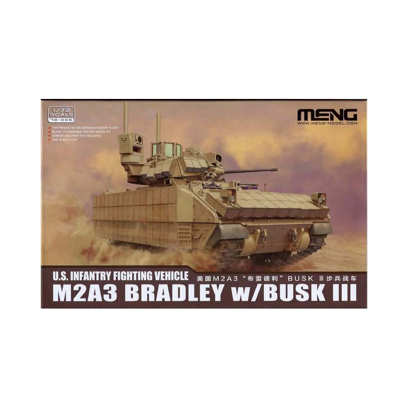 MENG 72-005 M3A3 Bradley with Busk III, Models - Military - Scale 1:72 ...