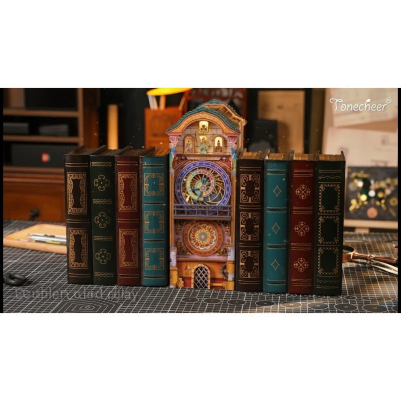 TQ136 Book Nook Kit: Clock Tower, Models - Wooden model kits | El ...