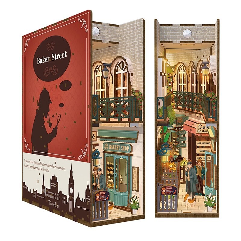 TQ108 Book Nook Kit: Baker Street, Models - Wooden model kits | El ...