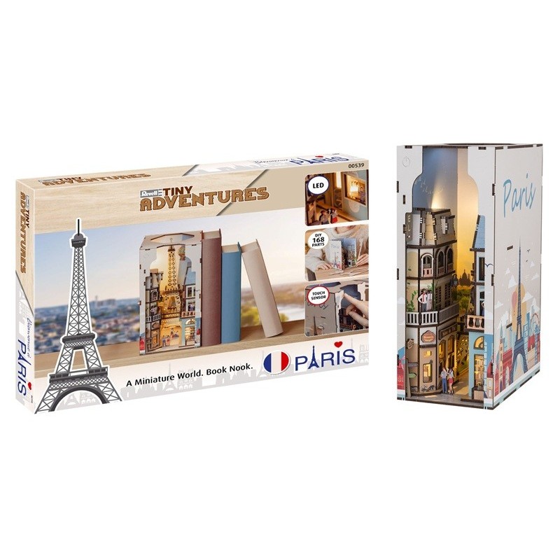 00539 Book Nook Kit: Paris, Models - Wooden model kits | El Taller del ...