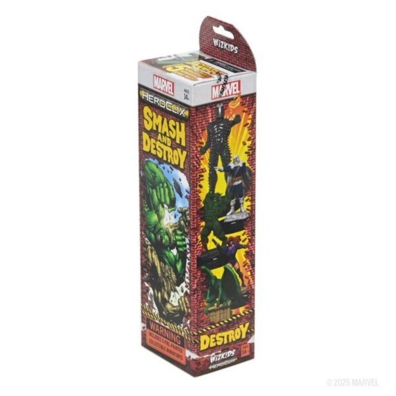 WIZKIDS Marvel HeroClix: Smash and Destroy Booster. Inglés, Juegos y ...