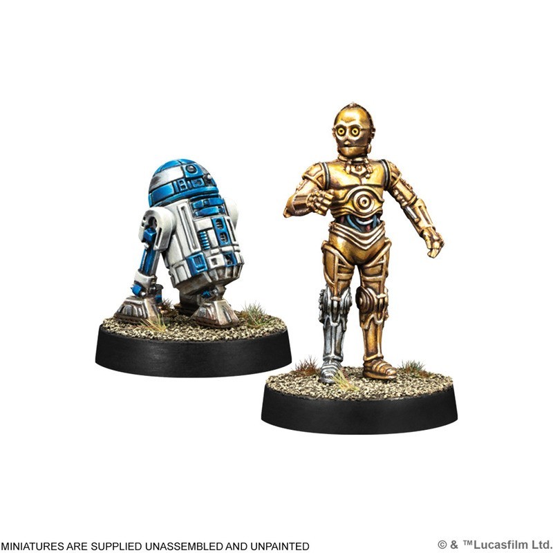 ATOMIC MASS GAMES SW Legión: R2-D2 & C-3PO Operative, Wargames y ...