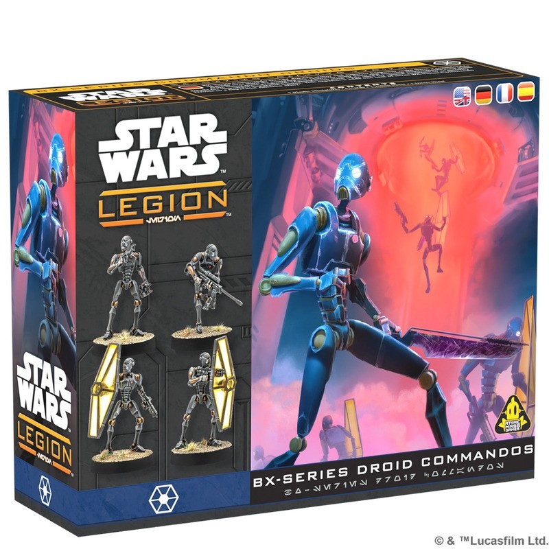 ATOMIC MASS GAMES SWQ52 SW Legion : commando droïde série BX, Wargames ...