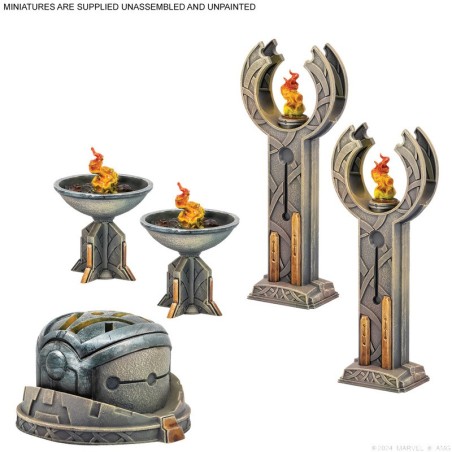 ATOMIC MASS GAMES CP95 MCP : Pack de terrain pour la bataille d’Asgard ...
