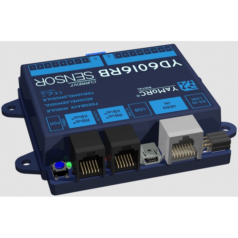 YAMORC YD6016RB-CS Retromodulo R-Bus (S88), Modellismo ferroviario ...