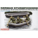 DRAGON 6076 German Sturmpioniere Soldiers w/Assault Raft, Models ...