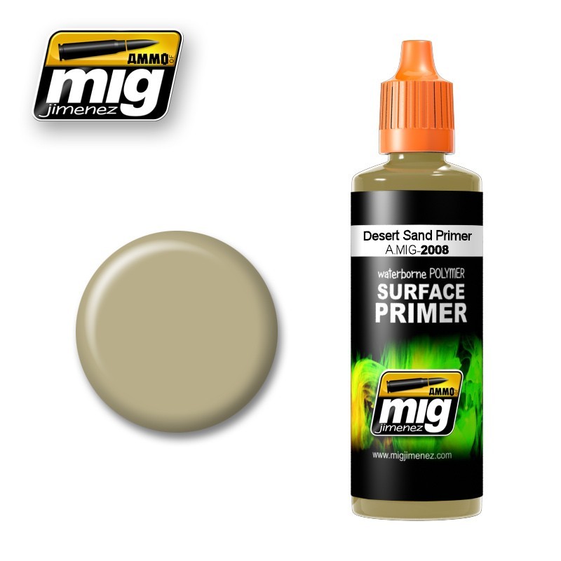 AMMO MIG JIMENEZ 2008 Desert sand primer, Tools ans materials - Paint ...