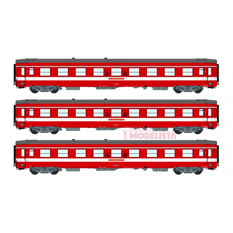 REE MODELES VB-118 Le Capitole: 3-coaches set, SNCF. With light ...