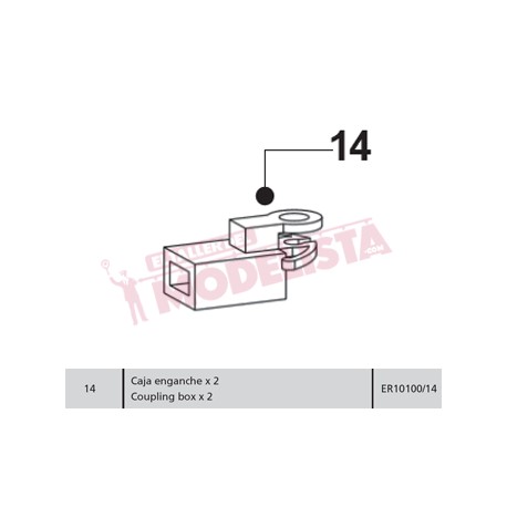 Coupling box (x2).
