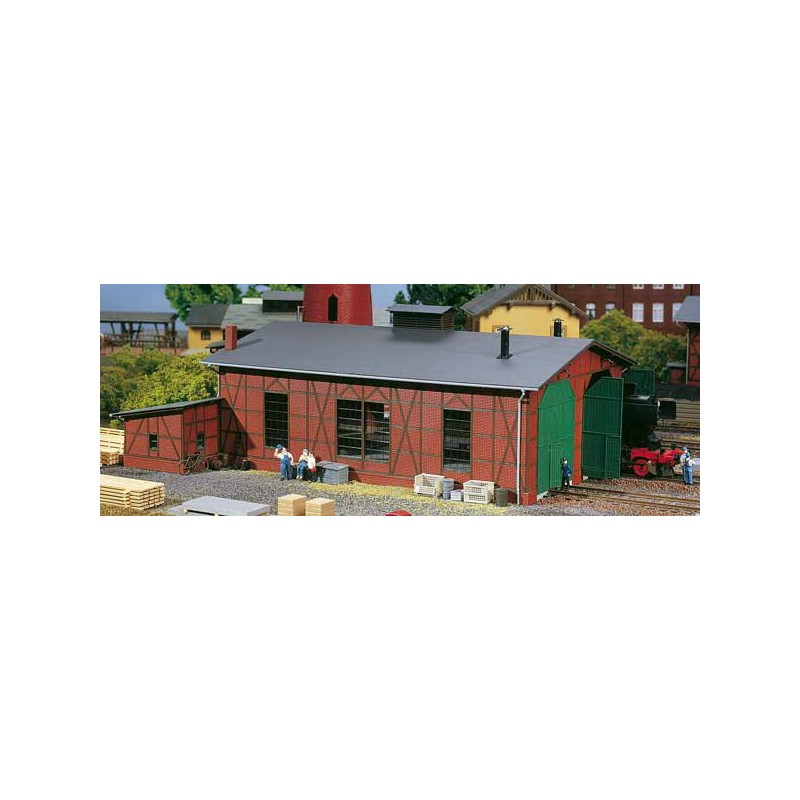 AUHAGEN 11403 Two-road engine shed, Railway Modelling - Scale 1:87 ...