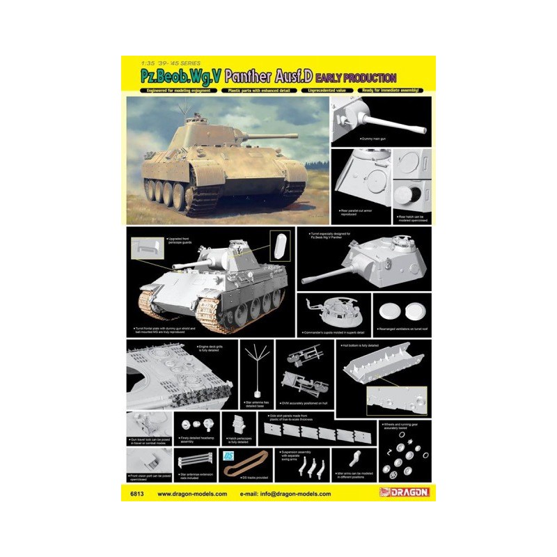 DRAGON 6813 Pz.Beob.Wg.V Ausf.D Early Production, Models - Military ...