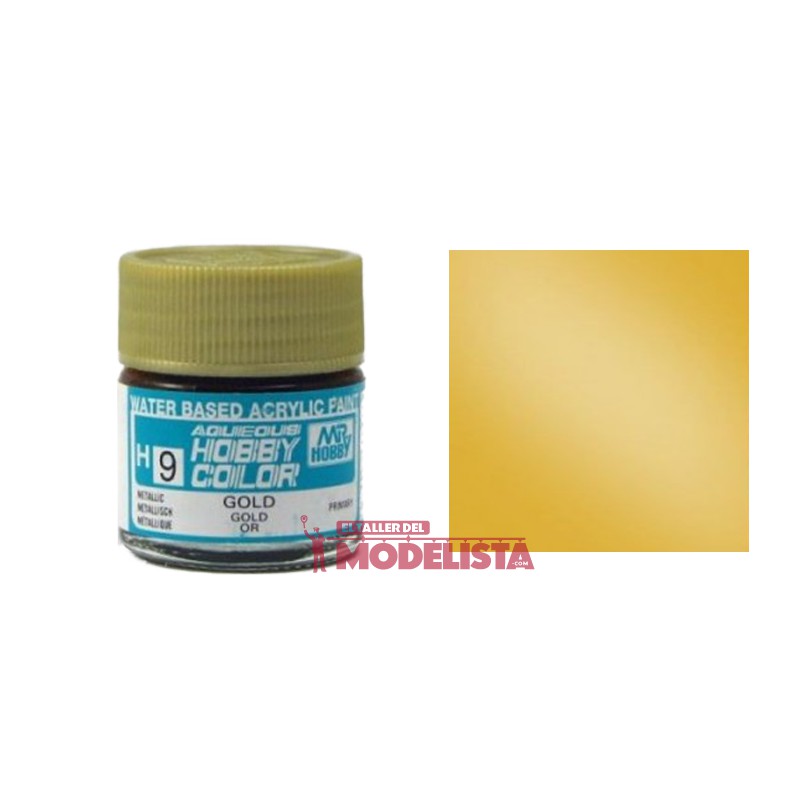 MR HOBBY H009 Gold 10 ml. Gunze Sangyo, Tools ans materials - Paint, pigments, adhesive ...