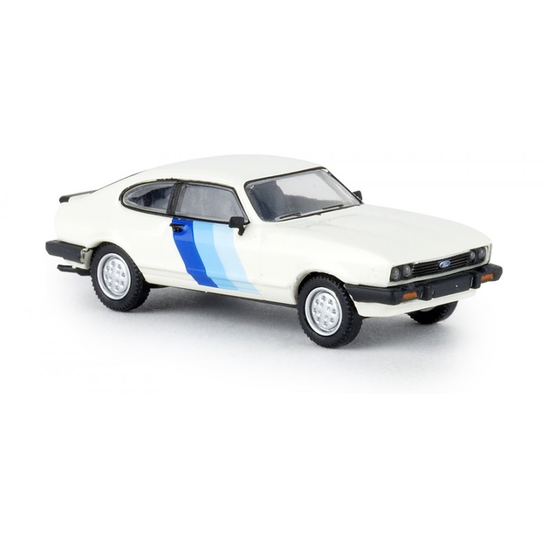 BREKINA 19554 Ford Capri III, blanco, Modelismo Ferroviario - Escala 1: ...