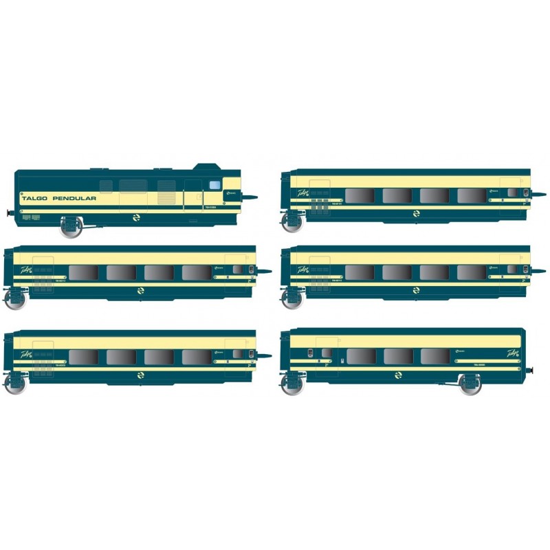 Talgo Pendular, RENFE. 6 coaches. ELECTROTREN 3279