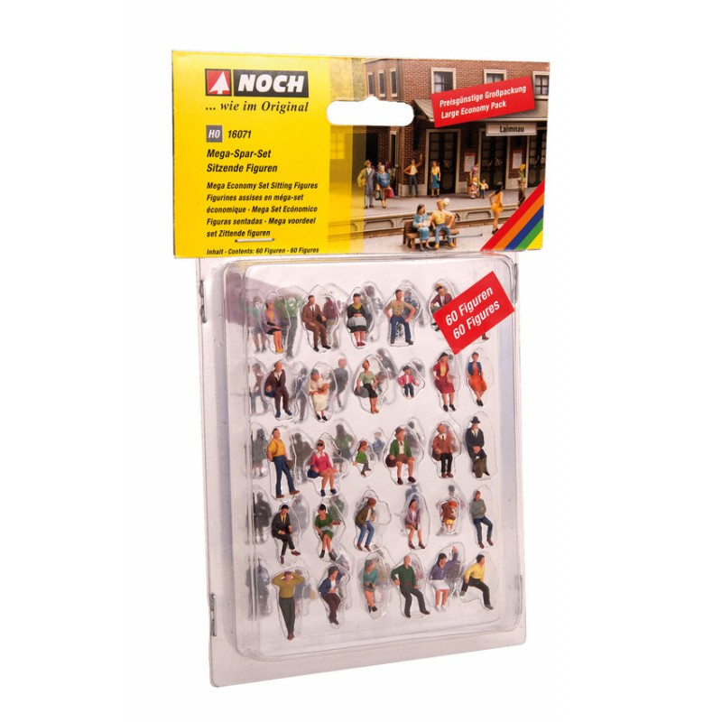 NOCH 16071 60 figuras, Modelismo Ferroviario - Escala 1:87 - (H0 ...