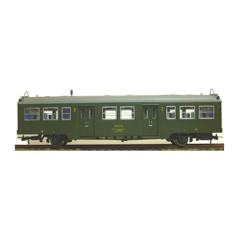 KTRAIN 0601L 2nd class coach, series 7000. RENFE. Tail light, Railway ...
