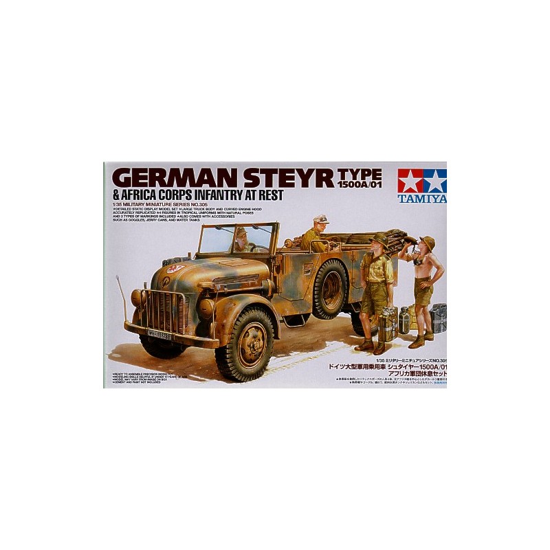 TAMIYA 35305 German Steyr Type 1500A/01, Models - Military - Scale 1:35 ...