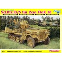 DRAGON 6676 Cañón antiaéreo Sd. Kfz. 10/5 2 cm Flak 38, Models ...