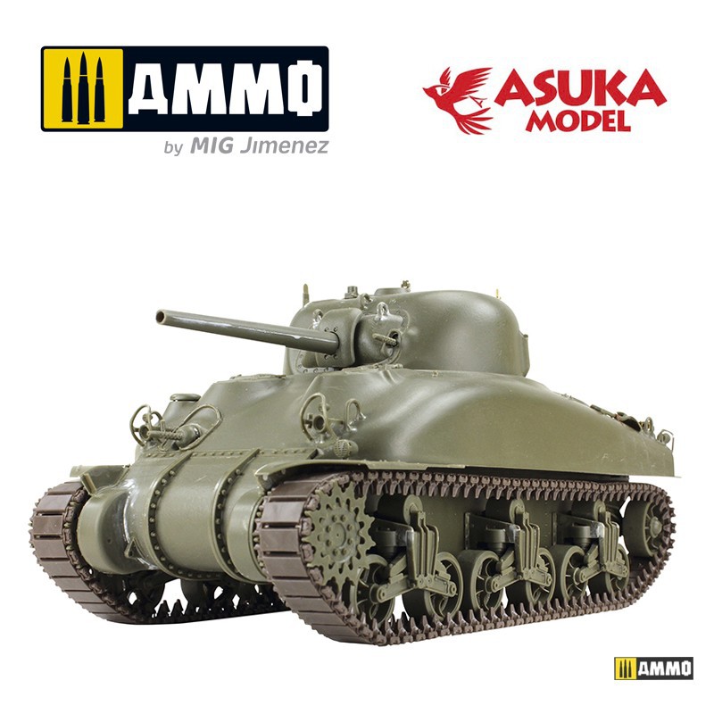 ASUKA MODEL AS-001 M4A1 Sherman norteamericano, Maquetas - Militar ...