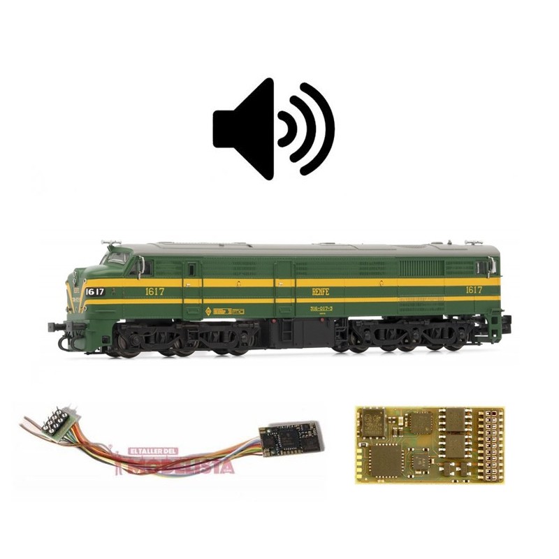 Sound decoder for RENFE 316.
