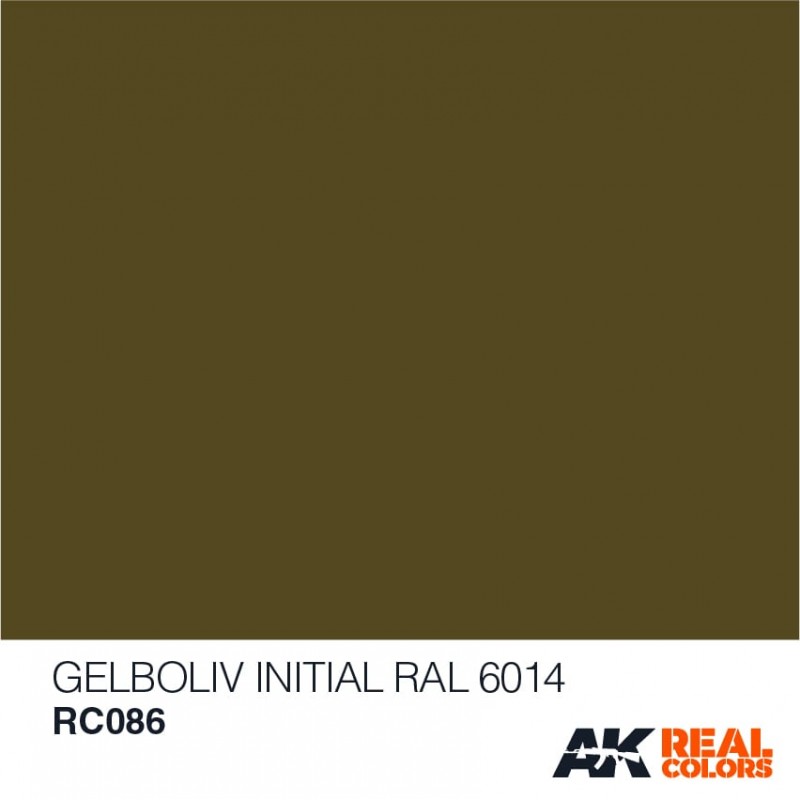 AK INTERACTIVE RC086 Gelboliv (Initial) (RAL 6014), 10ml. Real Colors ...