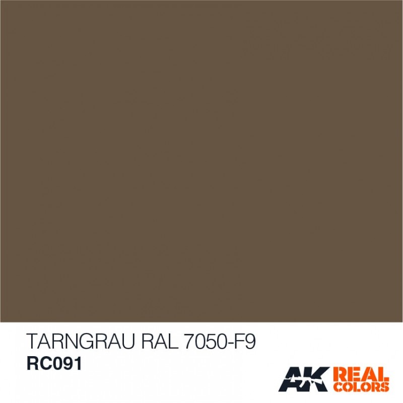 AK INTERACTIVE RC091 Tarngrau (RAL 7050-F9), 10ml. Real Colors ...