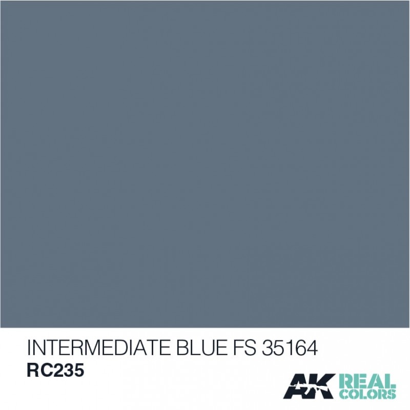AK INTERACTIVE RC235 Azul intermedio (FS 35164), 10ml. Real Colors ...