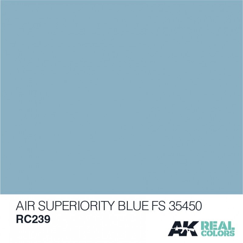 AK INTERACTIVE RC239 Air Superiority Blue (FS 35450), 10ml. Real Colors ...