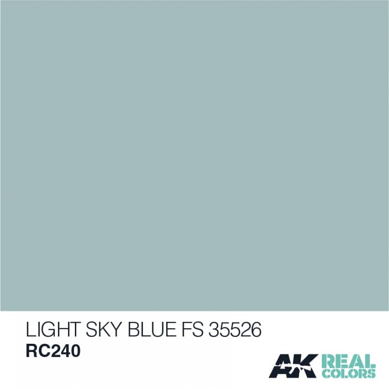 AK INTERACTIVE RC240 Light Sky Blue (FS 35526), 10ml. Real Colors ...