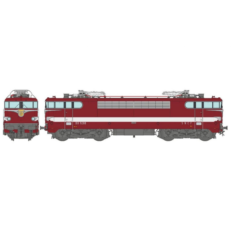 REE MODELES MB-082S Locomotive électrique BB-9288 « Capitole », SNCF. Son, Modélisme ferroviaire ...