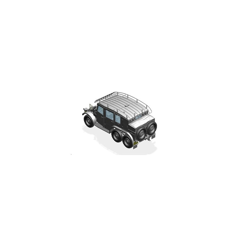 German Krupp Protze Kfz.19. Radio command car. BRONCO MODELS CB35220