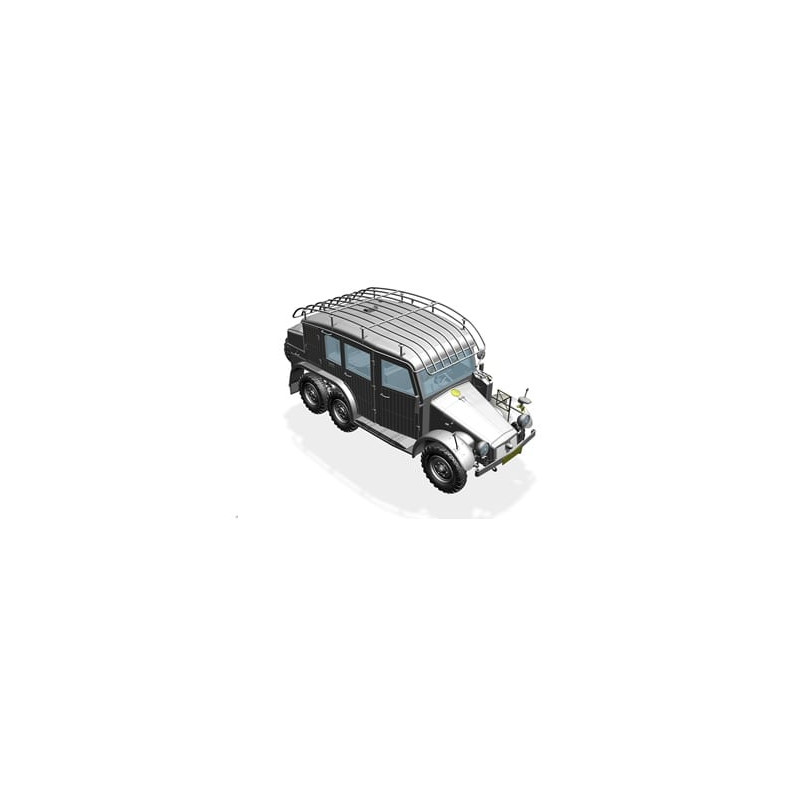 German Krupp Protze Kfz.19. Radio command car. BRONCO MODELS CB35220
