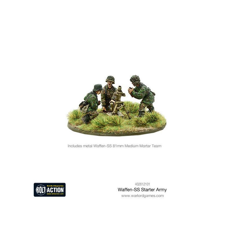 WARLORD GAMES 402612101 Waffen-SS army. Bolt Action starter army ...