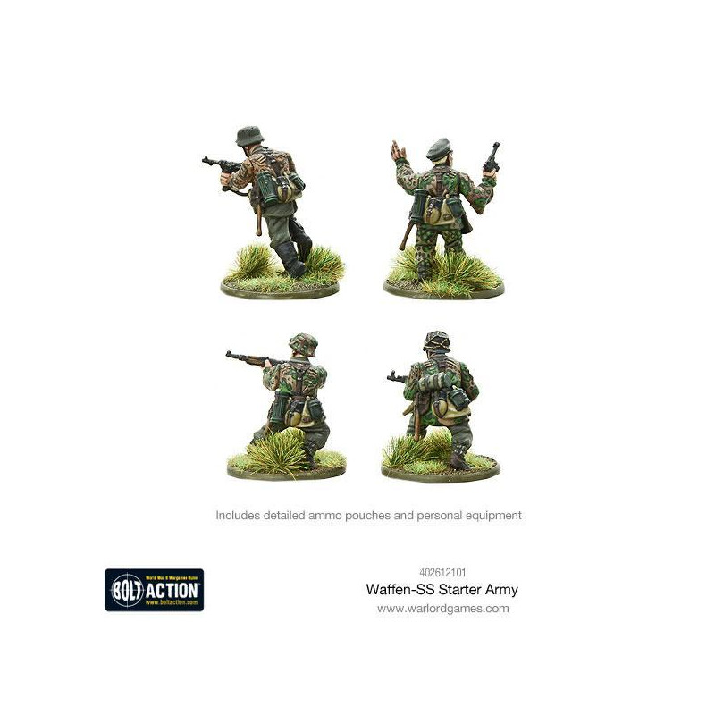 Waffen-SS army. Bolt Action starter army. WARLORD GAMES 402612101