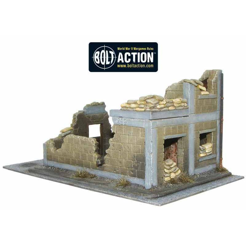 WARLORD GAMES WG-TER-46 Wrecked house. Bolt Action, Wargames and ...
