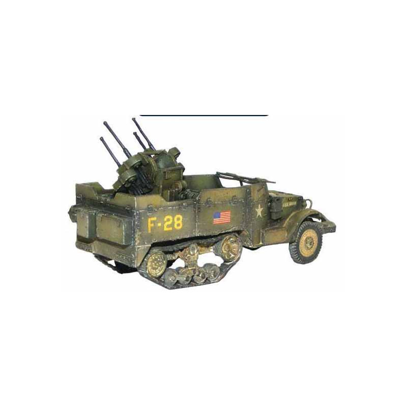 WARLORD GAMES WGB-AI-120 M16 MGMC AA half-track. Bolt Action, Wargames ...