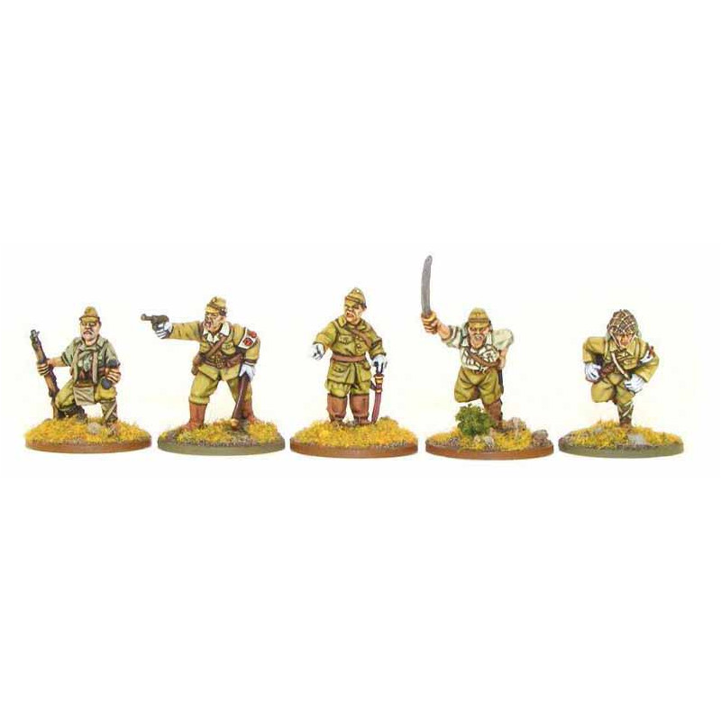WARLORD GAMES WGB-JI-31 Imperial Japanese HQ. Bolt Action, Wargames and ...