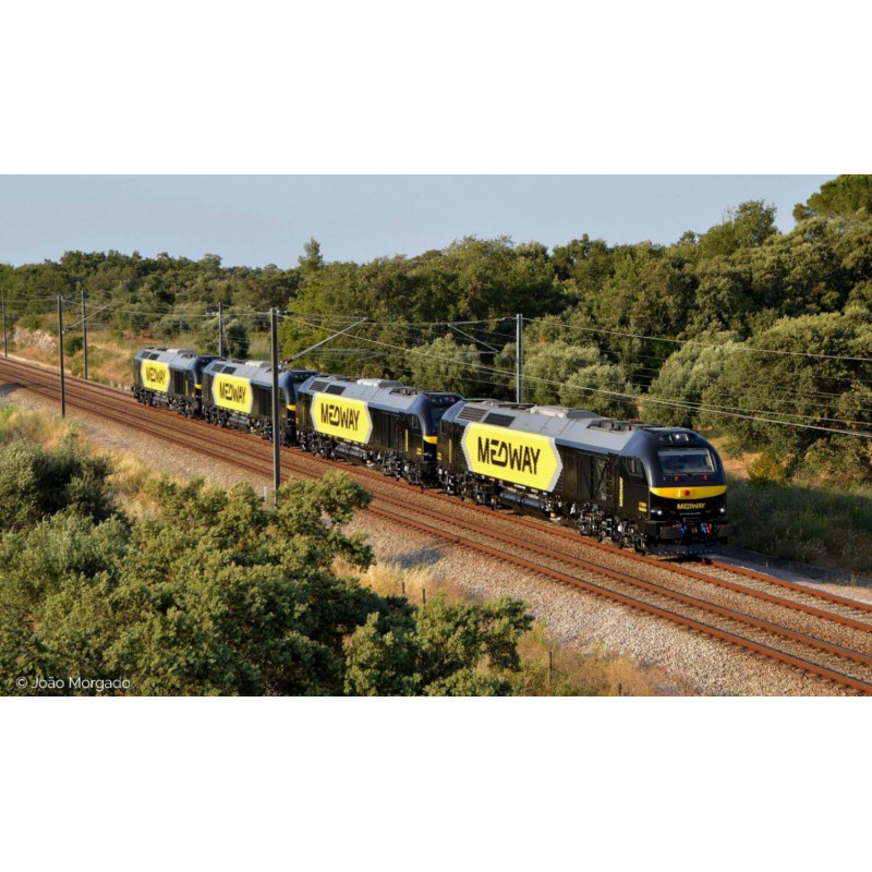 SUDEXPRESS S503521 Euro 4000 locomotive, Medway E5035 "Sara", Railway ...