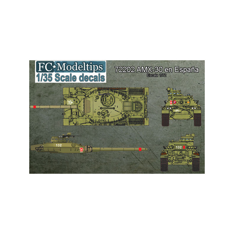 Decal set: AMX-30 in Spain.