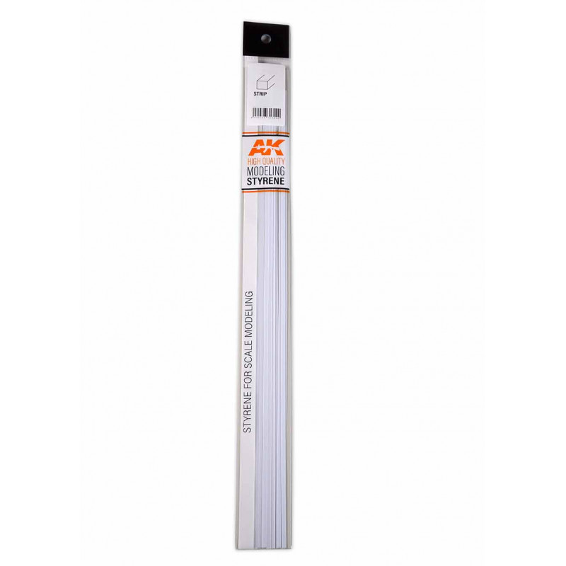 AK INTERACTIVE AK6533 Tiras de estireno 3 X 3 mm, Pinturas y materiales ...