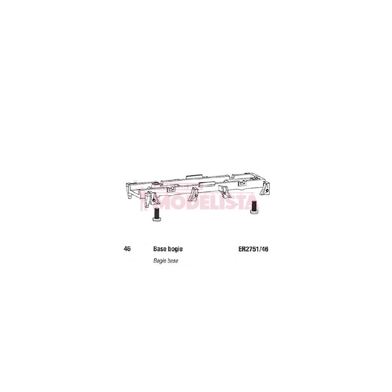 Base bogie for RENFE 281.