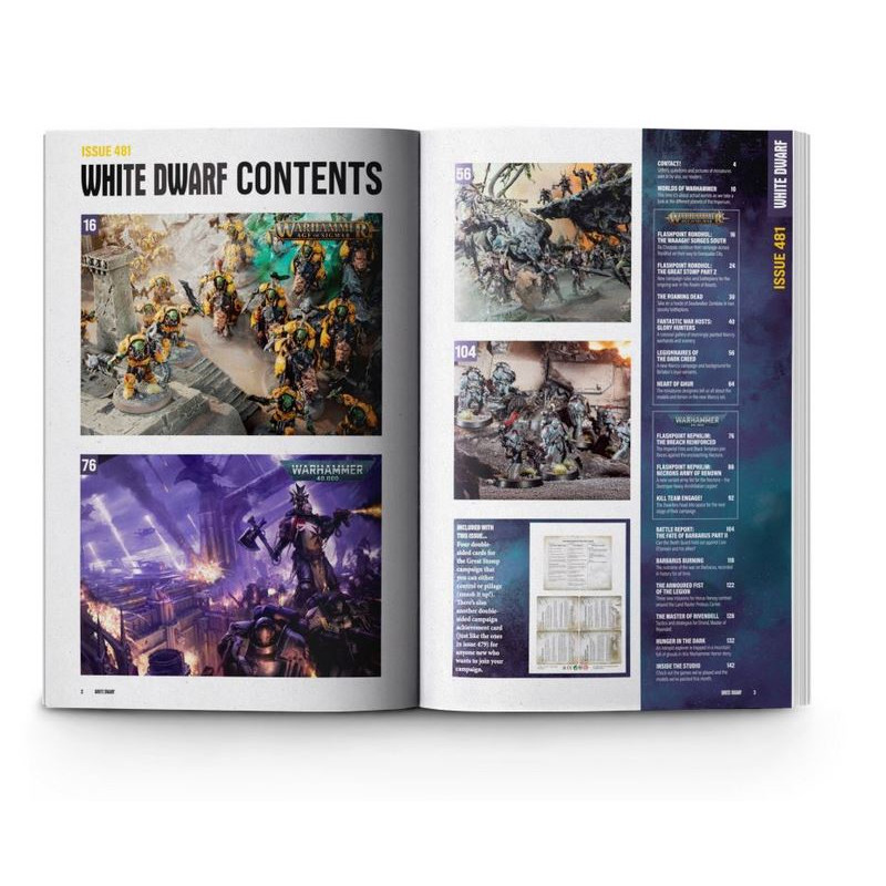 GAMES WORKSHOP WD08-10 Issue 481 of the magazine White Dwarf. October ...