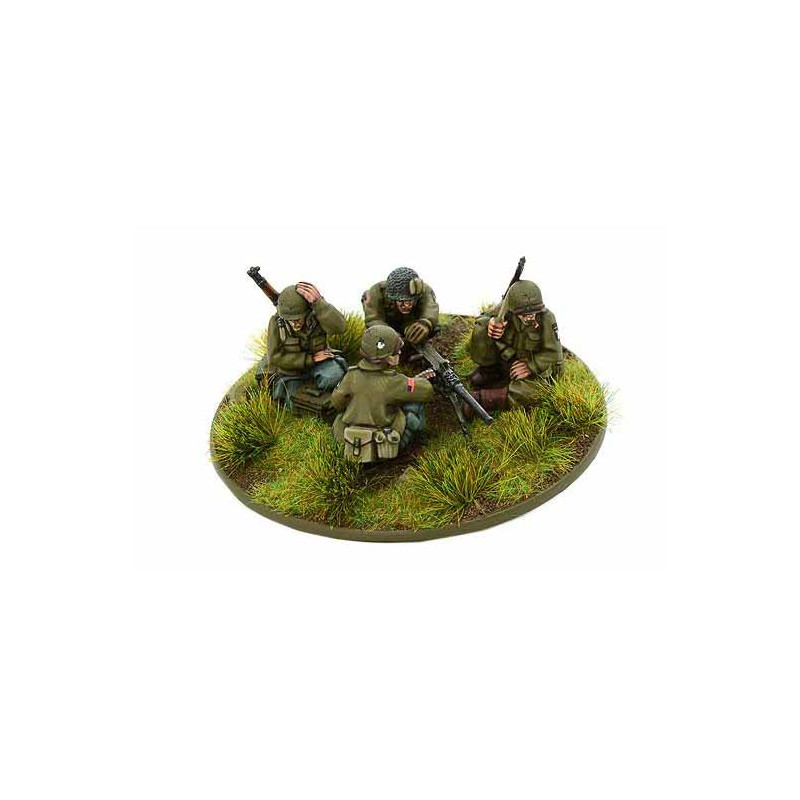 WARLORD GAMES 403013103 US Airborne HMG team (1944-45). Bolt Action ...