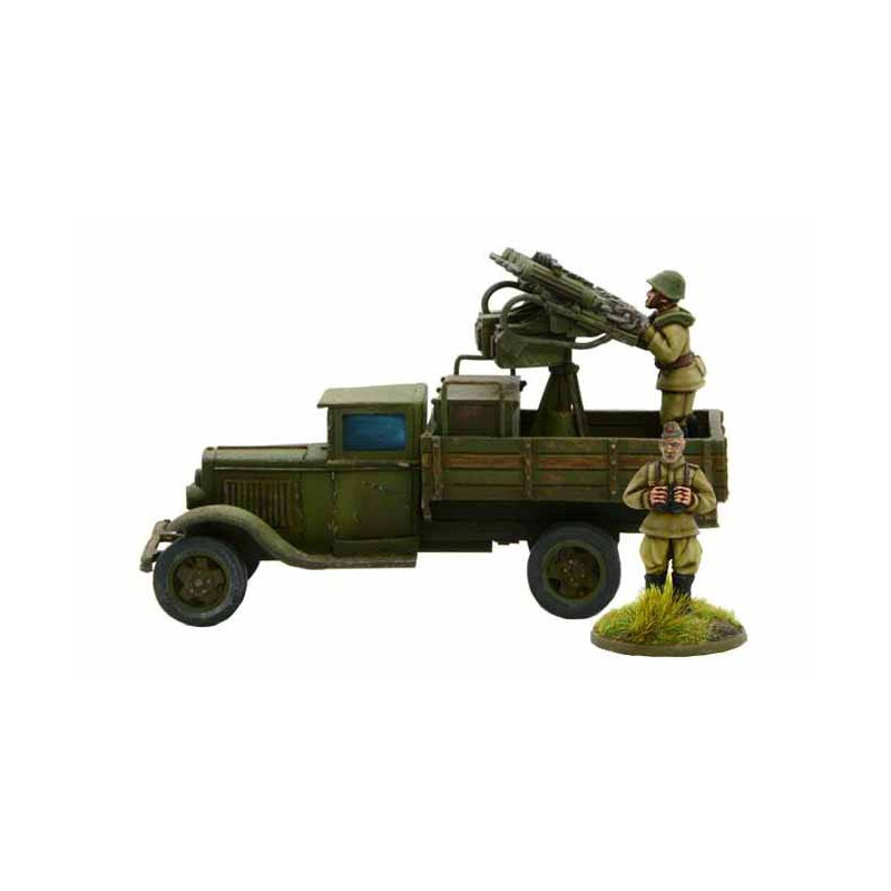 WARLORD GAMES 405114001 GAZ Truck with Quad Maxim AA MMGs. Bolt Action ...