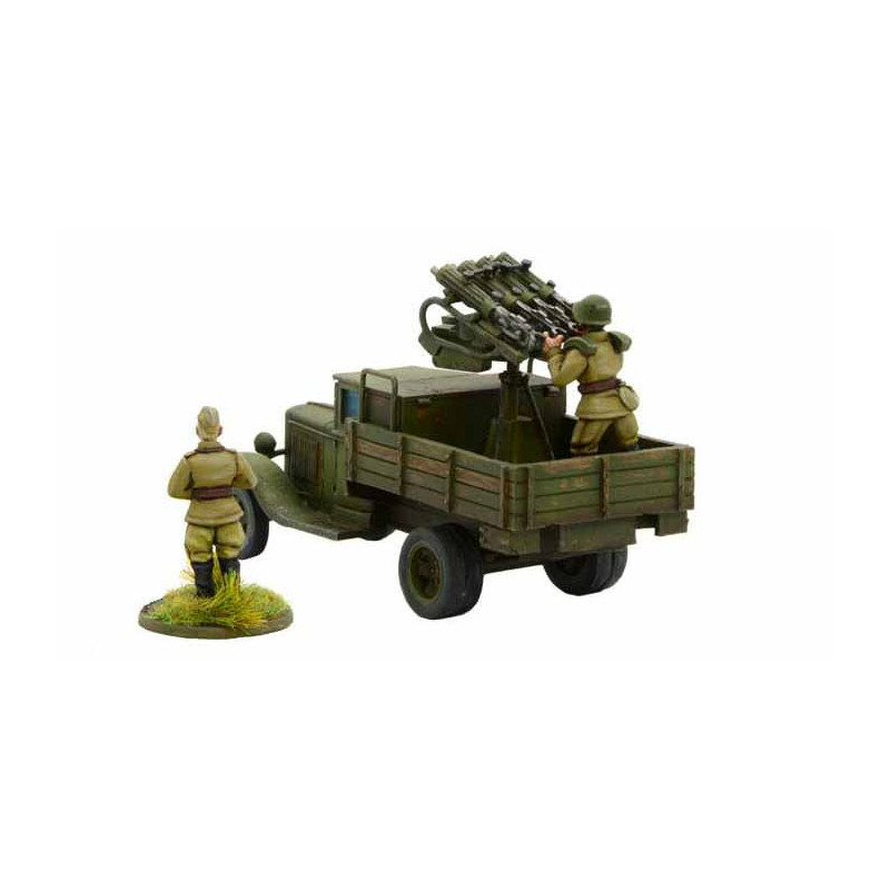 WARLORD GAMES 405114001 GAZ Truck with Quad Maxim AA MMGs. Bolt Action ...