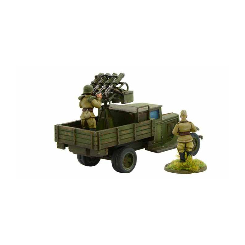 WARLORD GAMES 405114001 GAZ Truck with Quad Maxim AA MMGs. Bolt Action ...